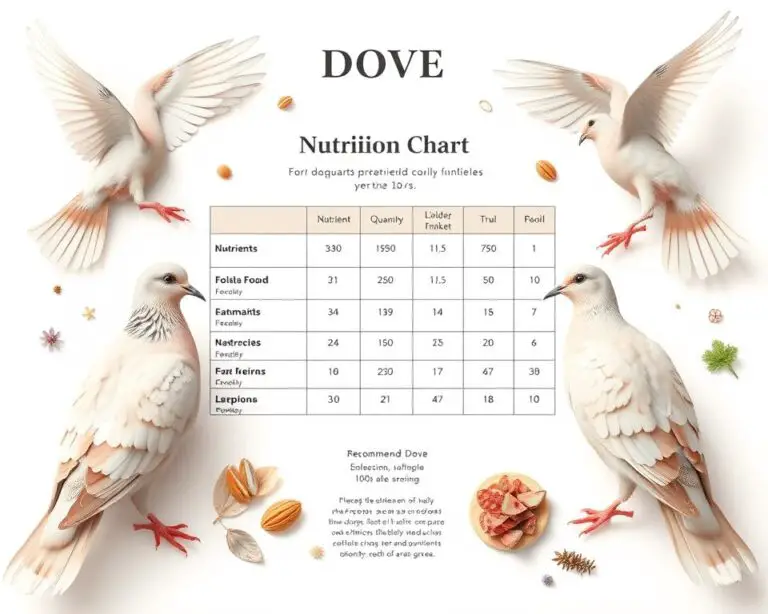 Chart for Doves Average Weight – Bird Care Reference